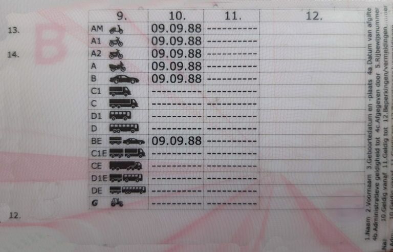 Valid motorbike, scooter drivers license renting scooter Phuket ...